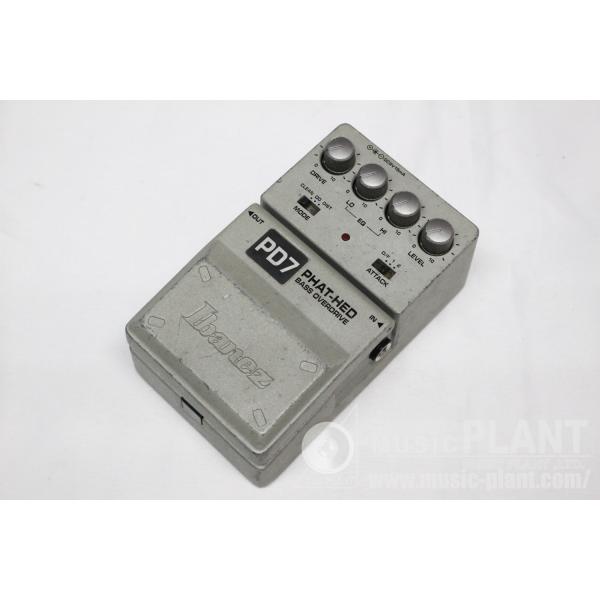 <ベース用エフェクター　オーバードライブ>Ibanez Tone Lokシリーズ PD-7 PHAT-HED BASS OVERDRIVE 中古にて入荷です!CLEAN、OD、DISTの3モードの切り替えが可能なベース用の歪みペ...