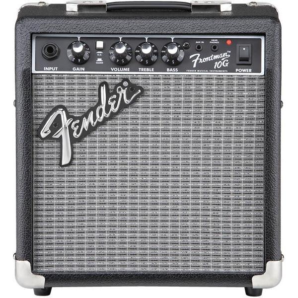 <ギターアンプ>FENDER ハイコストパフォーマンスアンプ、FRONTMANシリーズ。「FRONTMAN 10G」は、上質なトーンをリーズナブルな価格でお届けします。オーバードライブ・スイッチ、ゲイン・コントロール、ヘッドホン...