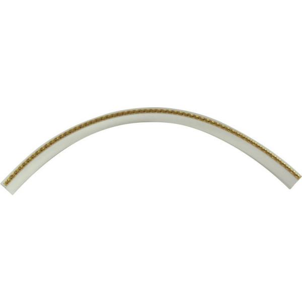 <アンプパーツ グリルクロス用パイプ>グリルクロス用パイプです。30cmあたりの価格です。ゴールドのモールラインが入ったクリアパイプ。 切り売り商品のため、返品のご希望は受け付けておりません。予めご了承下さい。