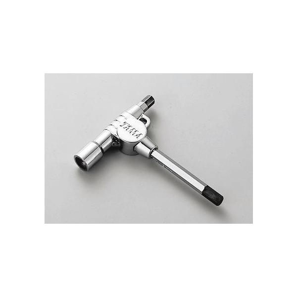 <ドラムチューニングキー>ペダルの調整をする際に便利なキーレンチ。チューニングキー+六角レンチ紛失しやすい六角レンチもこれなら安心!!ハンマー型の無骨なスタイルも存在感があってカッコいい!＊レターパックでの発送となります。