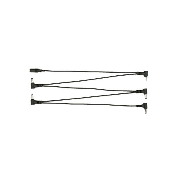 <DC分岐ケーブル >エフェクトボード作成時に大変便利な分配ケーブルです。電源を5つのエフェクターに分配することが可能です。また、余分な長さを抑えることにより配線トラブル等のリスクを避けられます。各プラグ間の長さ25cm全長12...