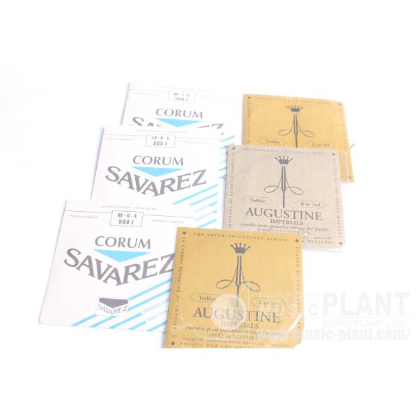 <クラシックギター弦>Savarez CORUM の低音弦と、AUGUSTINE IMPERIALS の高音弦を組み合わせた村治佳織 オリジナルセット。レスポンスが速めで、弾きやすく軽いアクションが特長です。＊レターパックでの発...