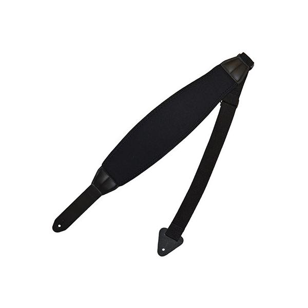 <ギターストラップ>このストラップは、ネオプレン素材と低反発素材が組み合わされた構造で、両方の素材の特性が合わさることにより、さらに快適な着け心地が得られます。メガストラップシリーズは、コントロールストレッチシステムを採用したネ...
