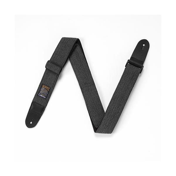 <ギターストラップ> シンプルさに、こだわりのデザイン性を兼ね備えたギター/ ベース用ストラップストラップバンド部:　ファブリックエンド部:　本革長さ調節幅:　950mm - 1700mm BKD : Black Denim ＊...