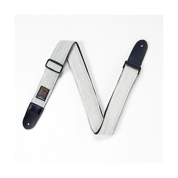 <ギターストラップ> シンプルさに、こだわりのデザイン性を兼ね備えたギター/ ベース用ストラップストラップバンド部:　ファブリックエンド部:　本革長さ調節幅:　950mm - 1700mm PBD : Pale Blue Den...