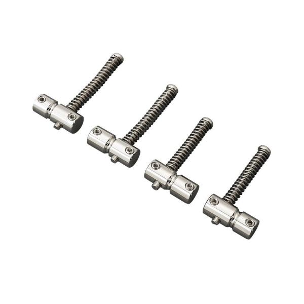 <ベースパーツ> ベースサウンドに新たな魅力をプラスする、ソリッドブラス削り出しサドル。スパイラルサドルがついているヴィンテージブリッジ(センターピッチ約20mm)と互換性があり、フェンダー系JBピックアップのポールピース上を外...