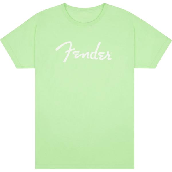 <Tシャツ> Fenderの有名なギターカラーである''Surf Green''のロゴTシャツ。ソフト肌触りのTシャツに、クリーンなホワイトのロゴあしらっています。特徴    50%リングスパンコットン, 50%ポリエステル  ...