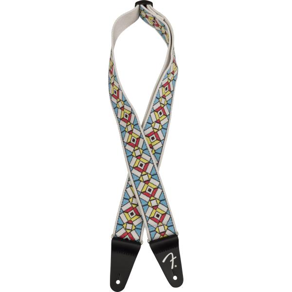 <ギターストラップ> クラシックなデザインをモダンにアレンジしたPasadena Woven Strapは、丈夫なウェビングに複雑な幾何学パターンをフィーチャーしています。チューブ状のナイロンを使用し、長時間の演奏も快適に行える...