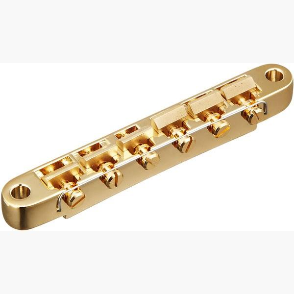 国内外から優れた楽器パーツを集めリペアや製作の現場からも高い評価を受けているSCUD<スカッド>パーツです。・T.O.M.ブリッジ・ABR-1タイプ・セリアゲタイプ、ゴールド・弦溝なし●ご注意SCUDパーツは楽器本体への追加加工...