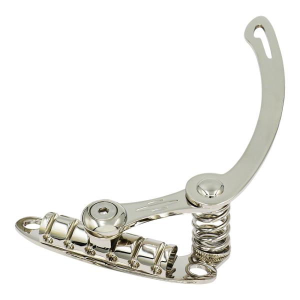 ストップテールピース搭載のギターに取り付け可能なトレモロユニットです。元々取り付けられているアンカーをそのまま利用する構造になっていますので、ボディを加工する必要はありません。ミリ/インチそれぞれに対応するスタッドが付属していますので規格を...