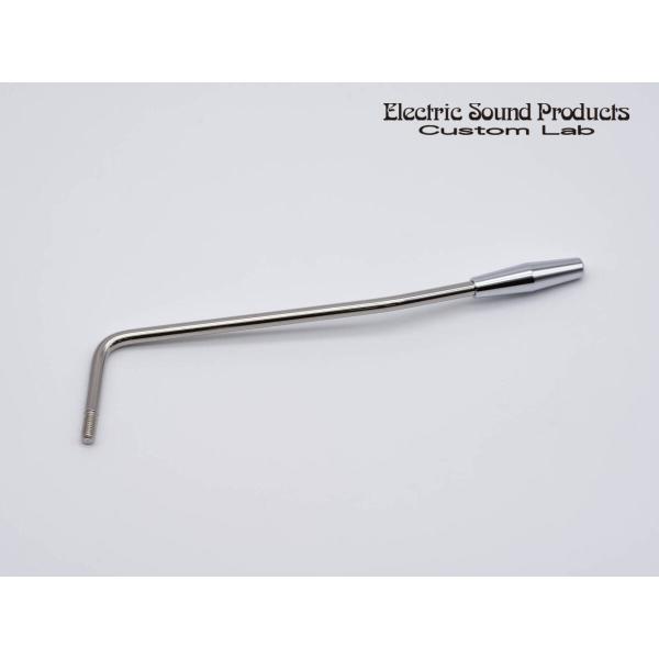 ESP FLICKER-IIIに標準装備されているトレモロアーム。アームバーには高強度なステンレス、アームキャップには軽量なアルミを採用しています。アルミキャップは一般的な金属製キャップよりも軽いため、キャップ自体の重さによりアームバーが暴...