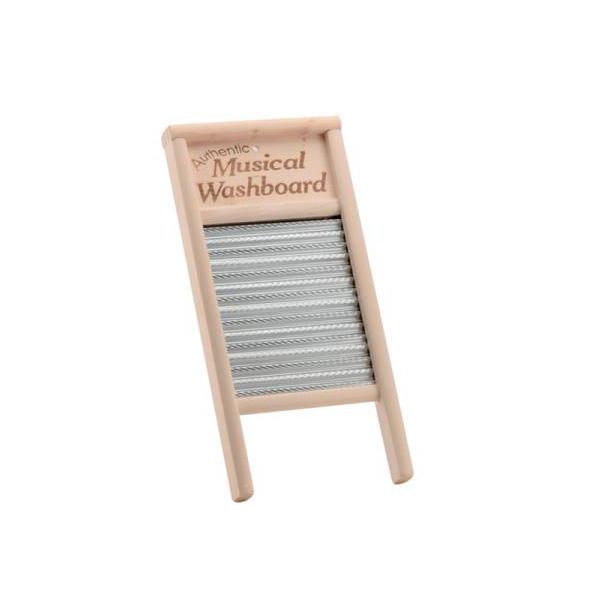 グローバー/トロフィーの「Musical Washboard FN75」は、サビに強い波型の金属板を採用し、木枠部分は無塗装の天然木を使用しています。付属の金属製シンブル(指貫:ゆびぬき)を使用して、ボードの凹凸部分をこすったり叩いたりして...