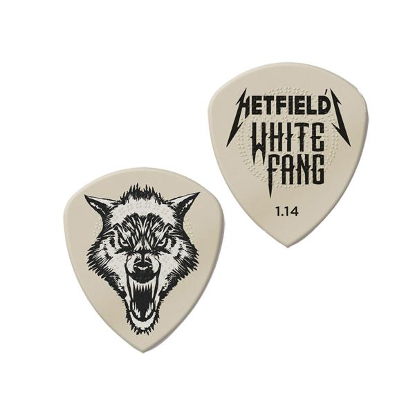 James Hetfieldの激しいリフワークに耐えうる素材としてFlowをチョイス。表面に施されたグリップにより激しい演奏でもピックがズレず演奏を支えます。品番：PH122厚さ：1.14mm