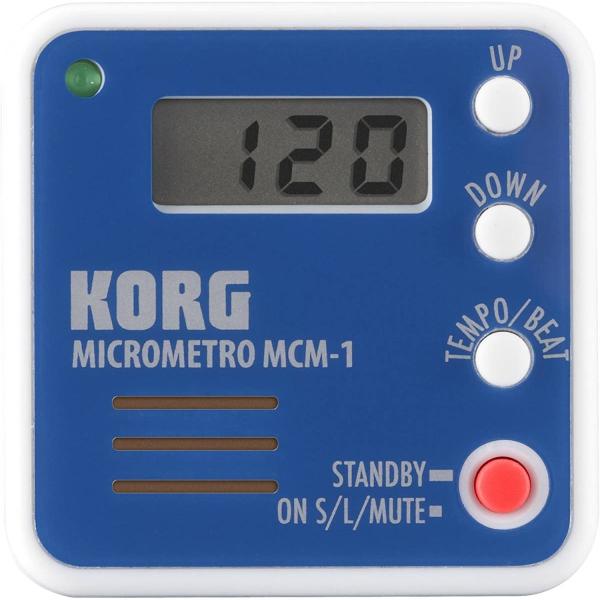 コンパクトなのに本格派。クリップ・タイプのメトロノーム、MICROMETRO。 MICROMETROはコンパクトなボディにコルグならではの精度の高い機能を搭載したクリップ・タイプ/メトロノーム。場所を選ばず、いつでも簡単にリズム・トレーニン...