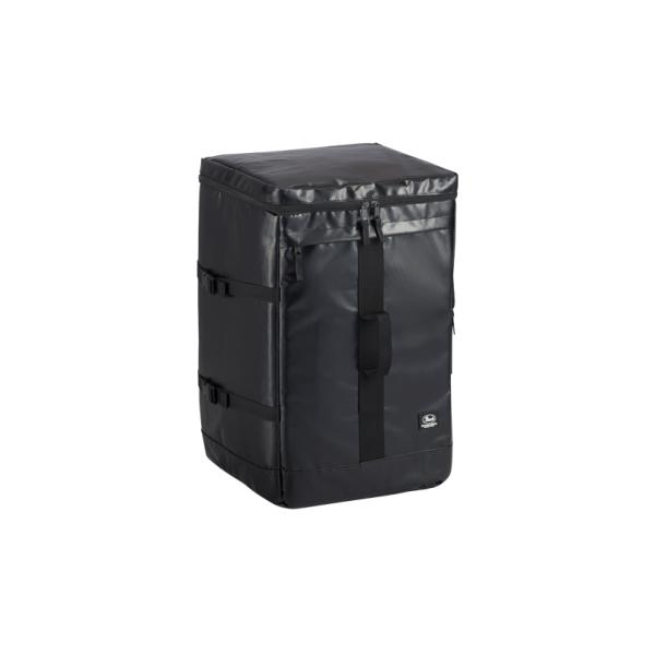 クッションパッド装備で更に保護性を高めた背負えるリュックタイプのボックスカホン・デラックスバッグ。サイズ:W330xH550xD330mmショルダーベルト付属