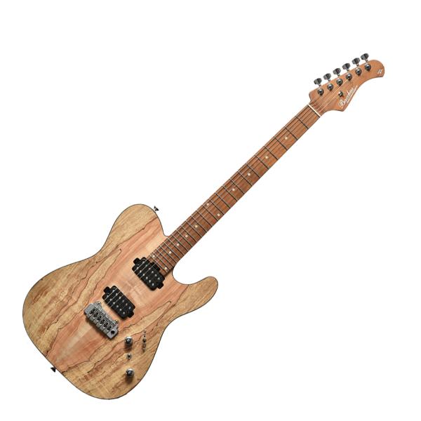 ★ご購入特典ピック2枚とストラッププレゼント！（特典には限りがございます。）Body Top：Spalted MapleBody：NyatohNeck：Roasted MapleFingerboard：Roasted MapleNut：Gr...