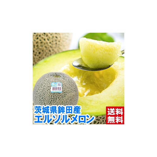 ●商品内容：茨城県産 エルソルメロン秀品4Ｌサイズ3個●エルソルメロンについて新品種の『エルソルメロン』は、豊かな甘みと、さわやかな後味が特徴です。果肉は、高級感のある黄緑色で、肉質は肉厚で良好です。『エルソルメロン』はスペイン語の「太陽（...