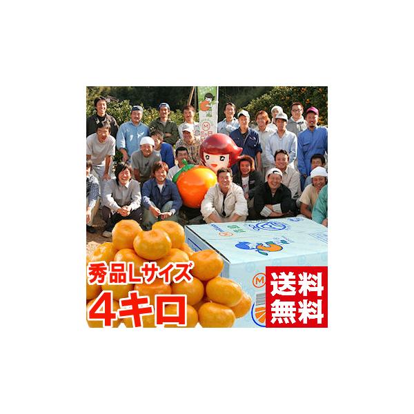 ●商品内容：静岡県産 三ヶ日(みっかび)みかん青島種　秀品Lサイズ4kg（37個前後） ●等級について：秀品…ハイテクの光センサー選果システムで、上位数％程度しか選果されないご贈答用に最適な等級です。●配送について：ヤマト・ゆうパック常温便...