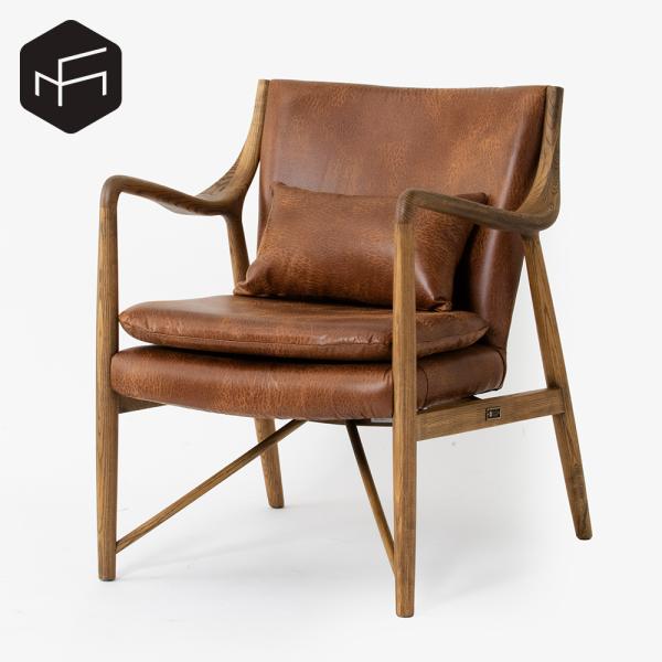 完成品-----------------Adagio - 1 seater <アダジオ>[No.45 Easy Chair / FinnJuhl : Re-product]- SizeW73 D76 H83 座面高46〜48 (...