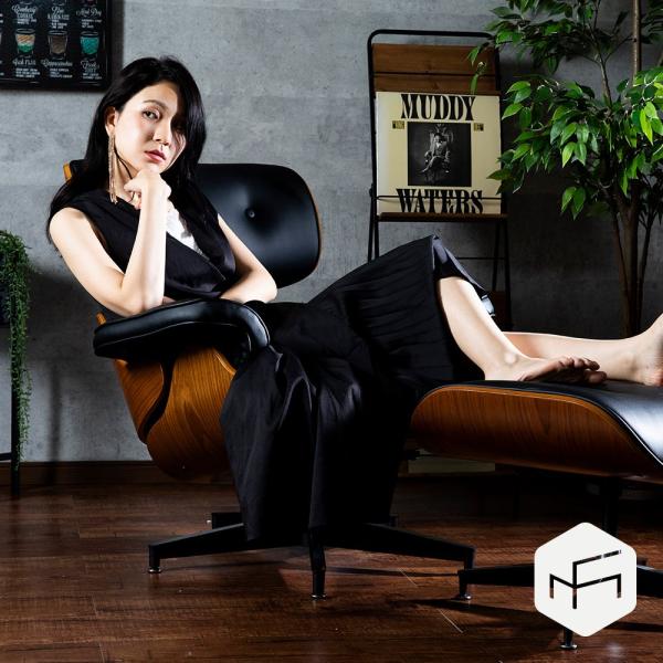 チェア : 脚部組立式 オットマン : 脚部組立式-----------------Alexander <アレキサンダー>[Lounge Chair / Charles and Ray Eames : Re-product]- ...