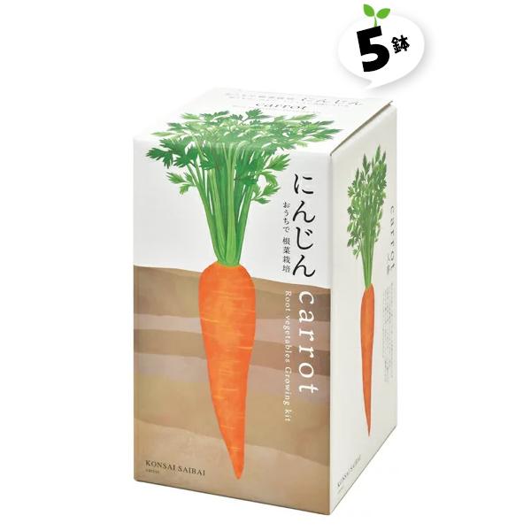 おうちで根菜栽培セット にんじん【GD-89102】おうちで育てる根菜栽培セット土がたっぷりと入る深鉢なら、おうちで根菜も育てられます。根菜栽培の楽しさは土の中で無事に育っている様子が見えないドキドキ感。自分で種から育てた野菜を引き抜いて、...
