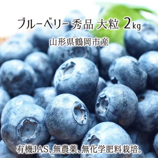 ※スマホのお客様、下記[もっと見る]より詳細ご覧下さい。■ 名称 ： 生ブルーベリー(ハイブッシュ系) 大粒 秀品■ 内容量 ： 2kg■ 生産者 ： 鈴木農園■ 生産地 ： 山形県鶴岡市羽黒町■ 保存方法 ： 冷蔵保存、10℃以下で保存下...