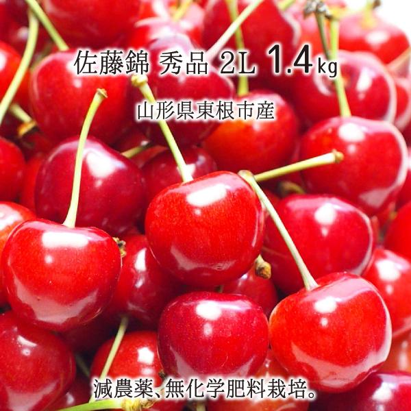 ※スマホのお客様、下記[もっと見る]より詳細ご覧下さい。■ 名称 ： さくらんぼ 佐藤錦 秀品 2L■ 内容量 ： 1.4kg■ 生産者 ： 土田果樹園■ 生産地 ： 山形県東根市■ 保存方法 ： 常温保存、風通し良い冷涼な場所もしくは冷蔵...