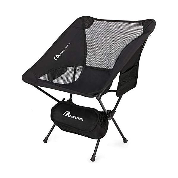 超軽量＆コンパクト収納の折りたたみ椅子 わずか907g！収納時はたったの36×12cm。ザックの隙間にスッと入って、登山・ソロキャンプ・ツーリングにも最適な超軽量アウトドアチェアです。優れた耐久性＆通気性のキャンプ椅子 フレームには高強度ア...