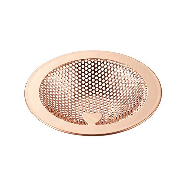 銅の抗菌効果でヌメリ・目詰まり・臭いなどの発生を抑制。除菌率99.99% キレイが続きます。パンチング穴はフラットなのでゴミが引っかかりにくく、ゴミを取り除きやすいです。ハートの取っ手付きで持ちやすい設計です。髪の毛がまとまり「するっ」と取...