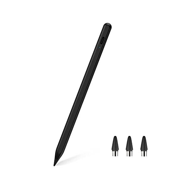 「改良型ペン先&amp;超高精度度」KINGONEスタイラスペンは、精度感度耐摩性が改良て、滑らかな先端でデバイスとの摩擦が減らせれて、画面を傷つけません。メモを取るのも、文書を書くのも、絵を描くのも、これまで以上に快適になります。「タッチ...