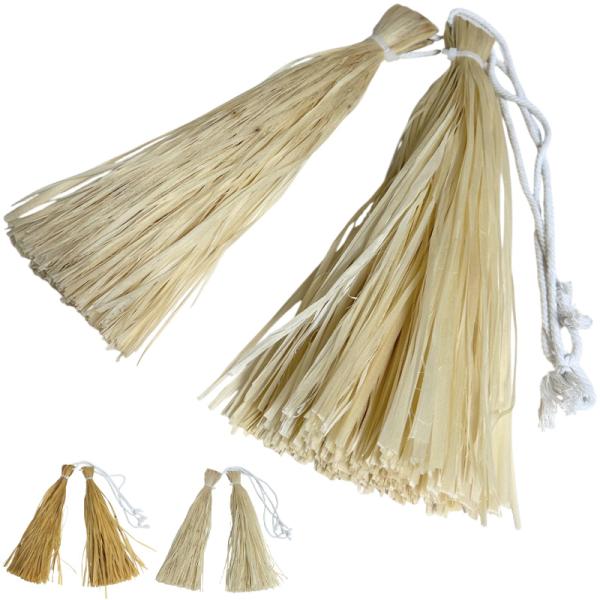 【カラー】[ナチュラル][薄茶色]【素材】木の皮【長さ】約34cm【重さ】約126g（1セット分）【紐の長さ】円周約62cm（※お好みの長さに調節してご利用ください）【備考】2本で1セット