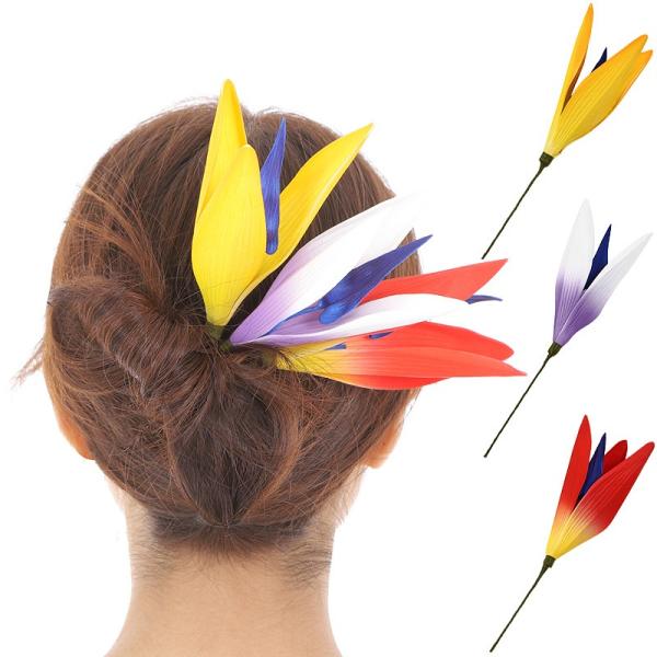 極楽鳥花（バードオブパラダイス）のヘアピック