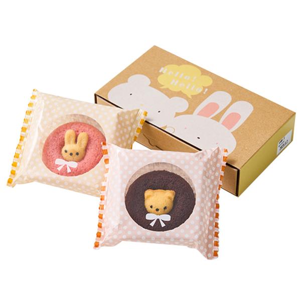 焼菓子専門工房で作る国産小麦100％の焼きドーナツ。真ん中から動物たちがひょっこり顔を出した愛嬌のある見た目は、食べるのがもったいなくなるほど。小物入れにも使えるアニマルＢＯＸでお届けします。かわいいボックスがギフトにもぴったりです。●内容...