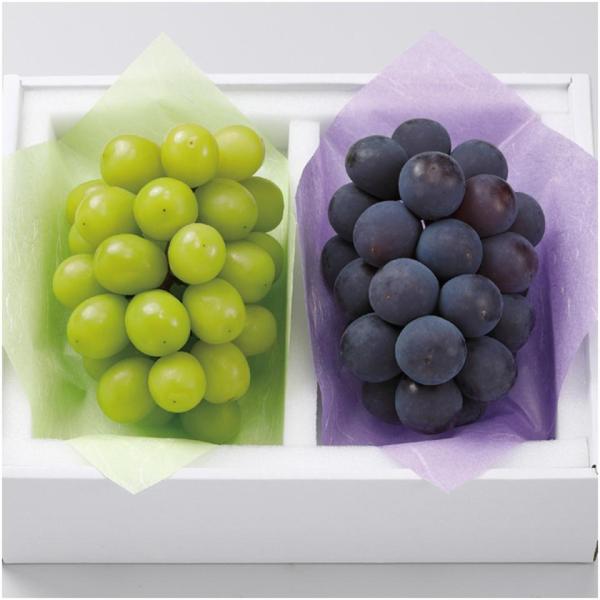 【ご予約は6/16(火) 15時まで】芳醇な香りと上品な甘みが特徴のマスカットと種なしピオーネの詰合せをお届けいたします。●商品詳細各１房（各４５０ｇ以上）※サイズ指定はご容赦ください。●原料産地：岡山県●箱のサイズ(mm)：270×210...