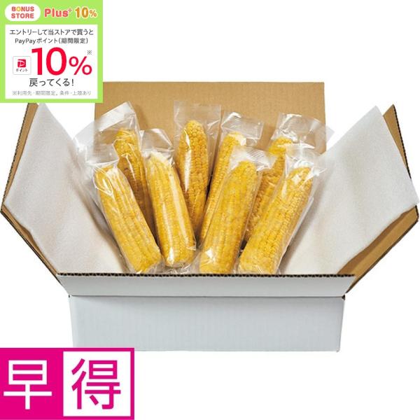 【早得予約は7/10(金) 15時まで】※早得期間終了後は、本体価格4,800円(税込5,184円)となります。旬のとうもろこしを低温でじっくり焼き上げ、おいしさを閉じ込めるため、急速冷凍しています。●商品詳細イエローコーン、8本●原料原産...
