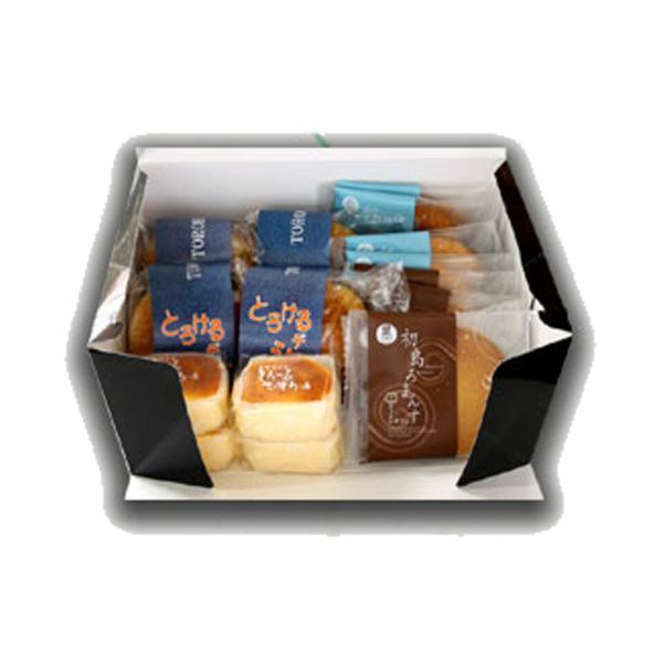 【住吉屋】スイーツギフトBセット  住吉屋で最も人気の高いスイーツの詰合せです。      【商品内容】●とろけるチーズケーキ 4個、とろける・デ・シュー 4個、初島ロマンス黒（生チョコ）4個・白（ホワイトチョコレート）4個●賞味期限とろけ...