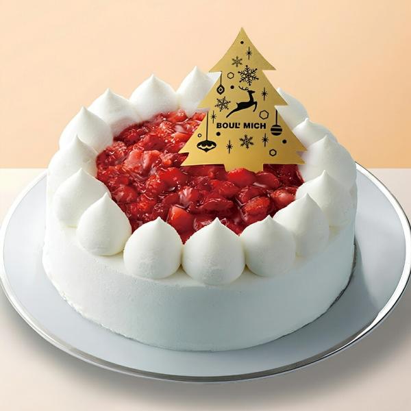 【ご予約は12/11(金) 15時まで】北海道産の生クリームとホイップクリームをブレンドしたクリームといちごを楽しむシンプルなデコレーションケーキ。1973年創業。日本のフランス菓子の草分け的存在として、銀座に本店を構える名店。伝統的なフラ...