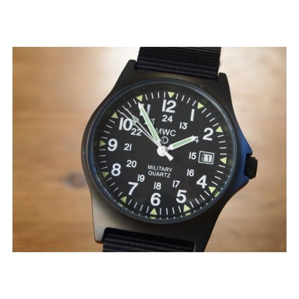 G10LM/PVDG10LM デート　モデル1224PVD　(ステルスブラック）クォーツMWC時計通販/日本最安値/海外正規品/送料無料/メーカー保証/修理対応/スイス/軍用時計/ミリタリーウォッチカンパニー/無料プレゼント梱包/返品保証（...