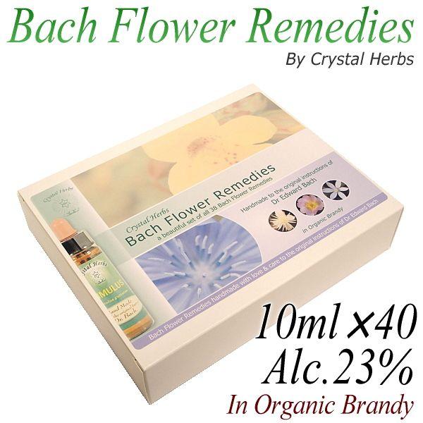 　フラワーレメディ　バッチシリーズ　10mlの紙製BOX１セット（38種類+2本）です。こちらはイギリスのクリスタルハーブ社の製品です。フラワーレメディは、草木や花のエッセンスを利用した癒しのシステムです。※パッケージ順次リニューアルのため...