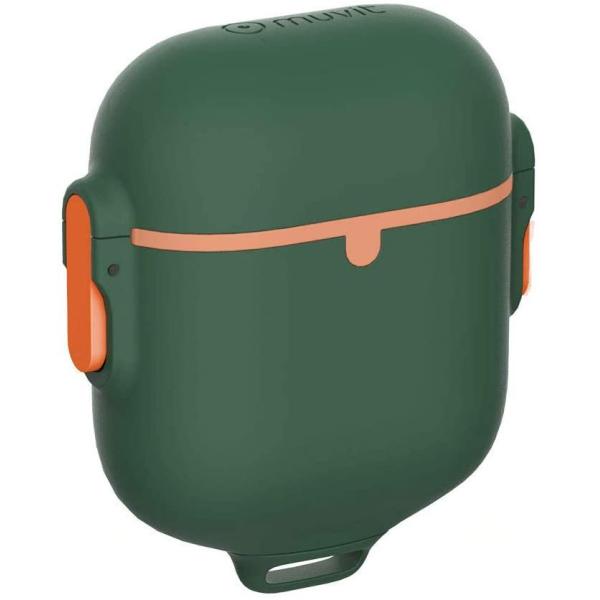 ●「耐衝撃&amp;防水 AirPods Case MUVIT ACTIVE」はフランス発MUVITブランドの米国MIL規格に準拠したAir Podsケースです。●二重構造の耐衝撃ケースは最高防塵・防水等級も取得しており、AirPodsを安...