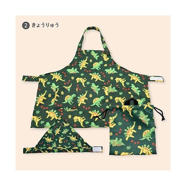 こども1人でも脱ぎ着がしやすいヤクセルの「こどもエプロン」こだわりポイント1、ボタン付き首ひもボタン穴が3段階ついているので、頭がすっぽり入るサイズに調整できます。2、ピタッと腰ひも面ファスナーだからとっても着やすい！3、両側ポケット付きハ...