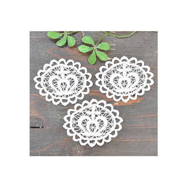 クラウン モチーフ 3枚 #ゆうパケ100点可バッグやお洋服、小物類インテリアやカルトナージュ等のポイントにしたり、アクセサリーにも・・・さまざまにお使いいただけます。