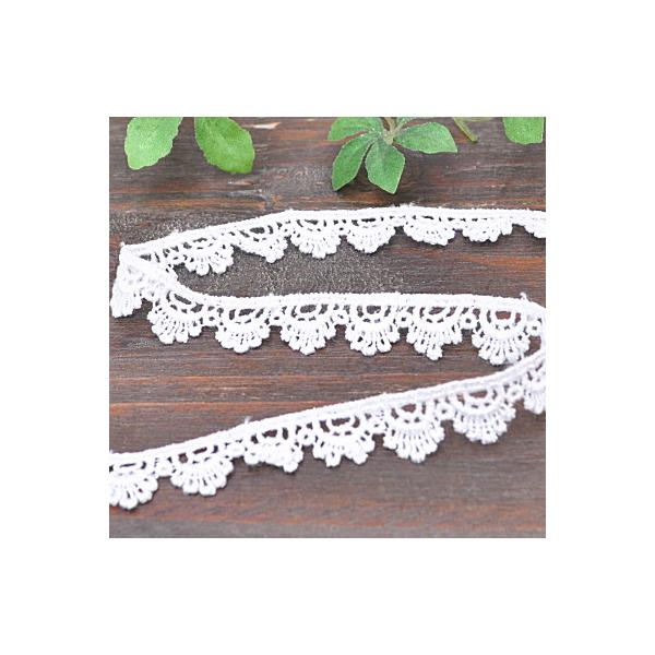 ケミカルピコレース 13ｍ オフホワイト＃ゆうパケット4点可光沢のある用途多様なケミカルレースたっぷりの1反です 。幅も狭く小さなレースなのですがつけると全然雰囲気が変わり素敵に仕上がります。レース リボン テープ ケミカル おしゃれ ピコ...