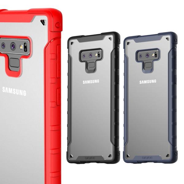 Galaxy Note9 ケース araree Duple（アラリー デュープル）ギャラクシー ノート カバー クリア 透明 SC-01L SCV40 バンパー風 ソフト