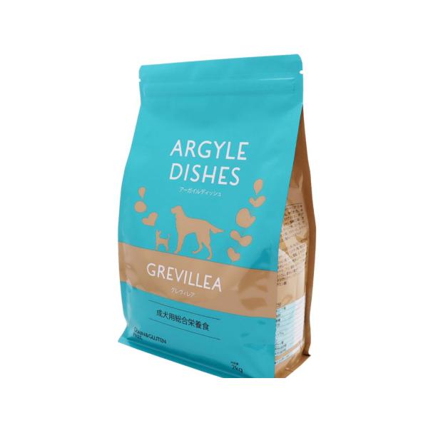 動物性タンパクを魚ベースとした穀物不使用（グレインフリー）のアレルギー対応フードです。他の原料はオーガニック素材を使用しています。脂肪分を調整しながら質の高いタンパク質をとるために、グレヴィレア・アダルトはエミュー肉を使用しています。エミュ...