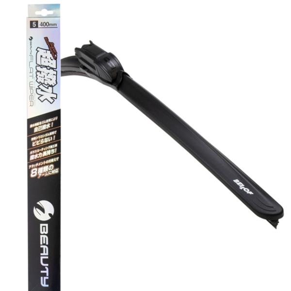 品番: IFW400.品名: 撥水フラットワイパー(アイビューティー S).長さ : 400mm.メーカー: ベロフ.・ [適合注意].取付可否の確認が必要となりますのでご注意ください。・ さまざまなワイパーアーム形状に装着できる撥水ワイパ...