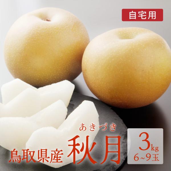 ■商品説明  こちらの商品は訳あり商品の為、傷のあるものやヘコみなど形の良くないものがあります。  太陽の光をたっぷりと浴びた鳥取県産の梨「秋月」です。    あきづき（秋月）梨は、高知特産の「新高梨（にいたかなし）」と、全国的に人気の「豊...