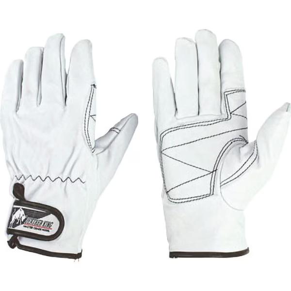 「おたふく手袋 レザーキング K-414 アテ付 白 Mサイズ」●LEATHER KING＝MASTER GRADE しなやかで丈夫な最上級の牛革手袋。●フィット感が抜群で、使うほどに手にフィットします。●一度使ったら必ずリピートしたくなる...