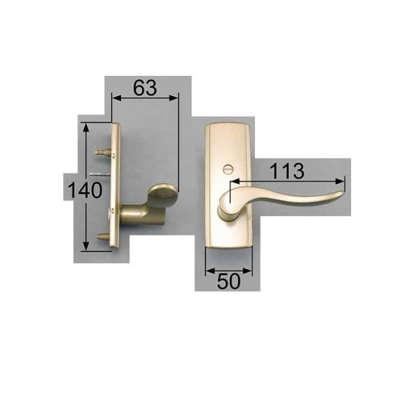 商品情報メーカー品番 : MZTZTAK05品種 : 簡易錠色 : サテンゴールド内容物  : 把手セット（内・外）×1備考 ・扉厚35ミリ・室内ドア錠（箱錠、ラッチ錠）MDP378C、MDS695、FNMZ074に取付けできます。・スタン...