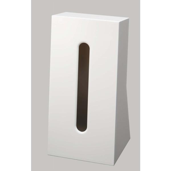 山崎実業（YAMAZAKI）　ティッシュケース スマート　ホワイト　07984